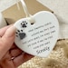 Pet Loss Memorial Plaque Bereavement Paw Print Keepsake to - Etsy