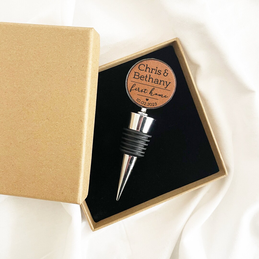 First Home Gift, Personalised Bottle Stopper, First Home Together for ...