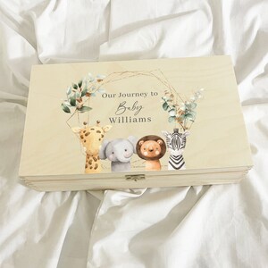 Baby Shower Box, Personalised Pregnancy Keepsake Box, Keepsake for ...