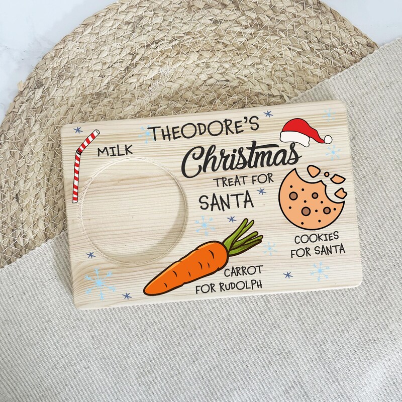 Santa Plate - Etsy UK