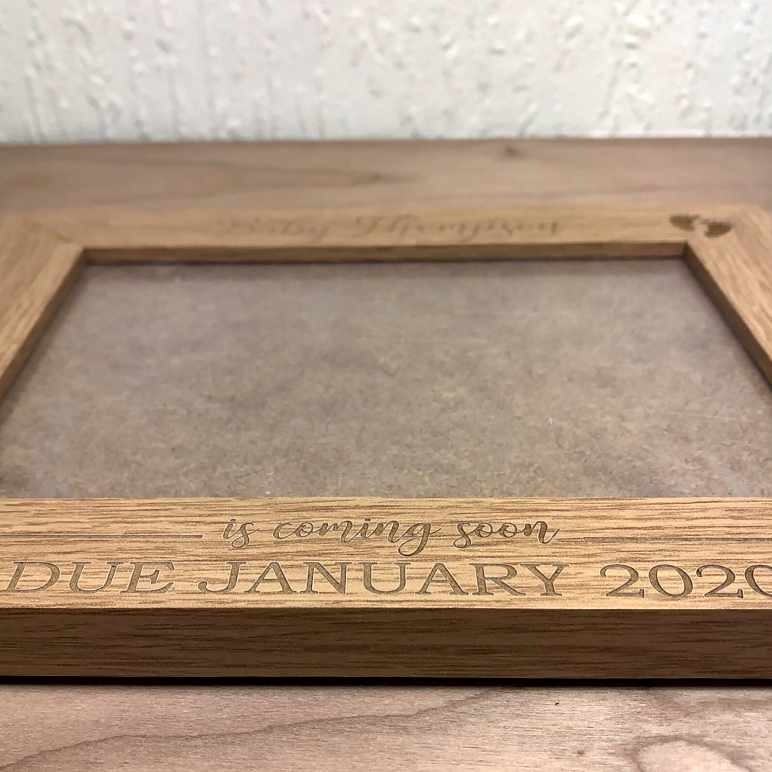 Personalised New Baby Scan Photo Frame Keepsake Engraved - Etsy