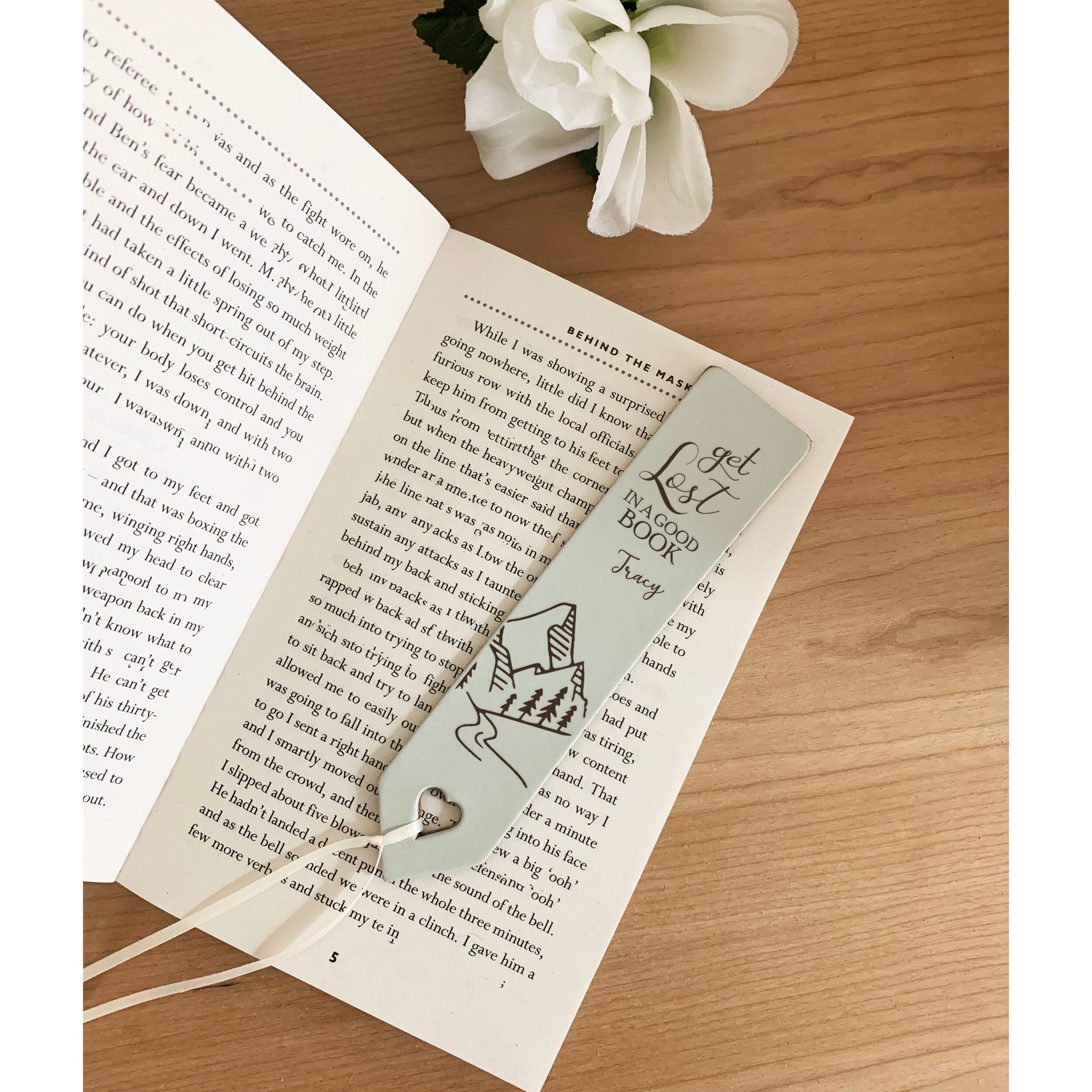 Personalised Engraved Leather Bookmark Gift Personalized | Etsy