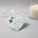 Pet Loss Memorial Plaque, Bereavement Paw Print Keepsake to Remember a ...