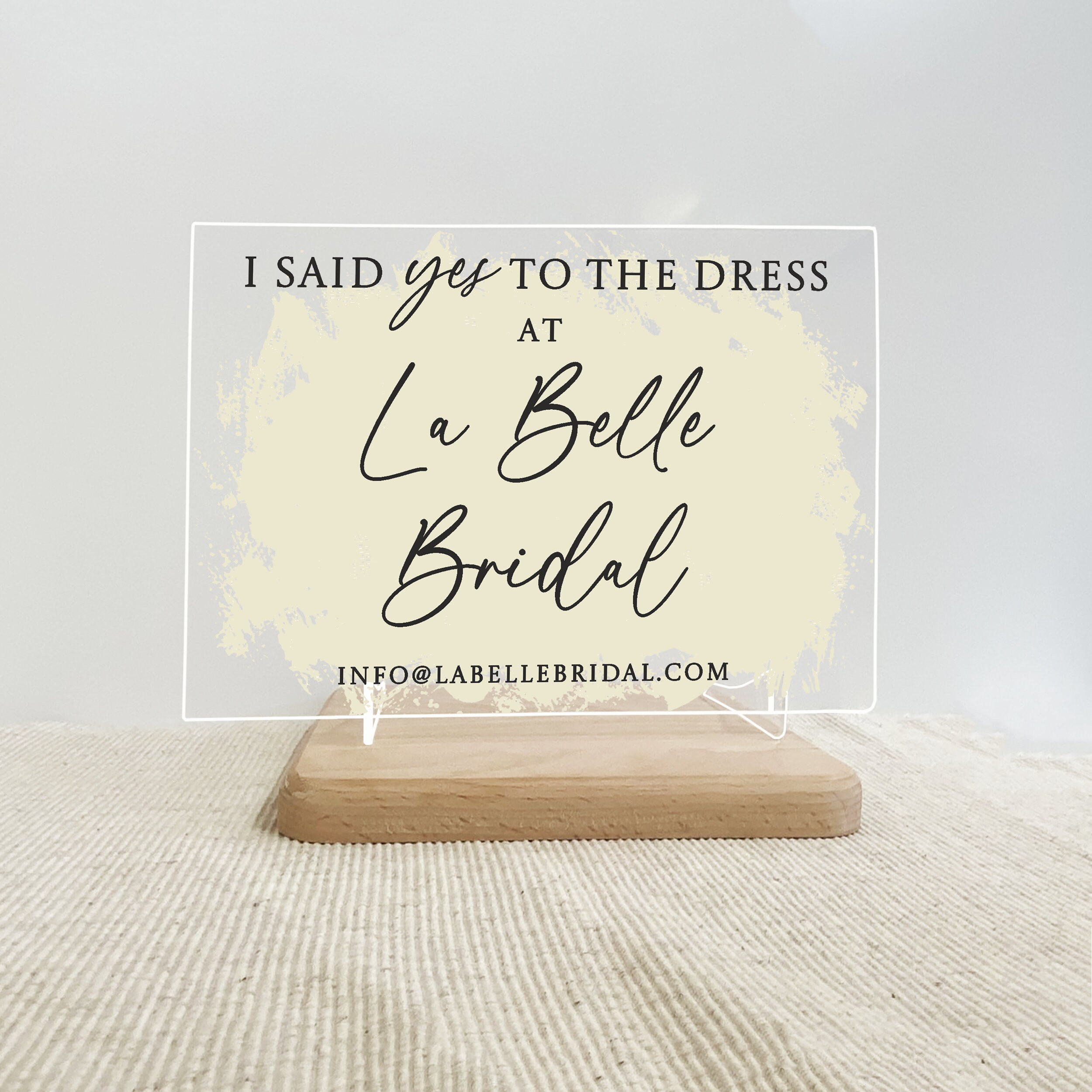 I Said Yes to the Dress Sign | She Said Yes Photo Prop | Bridal Shop ...