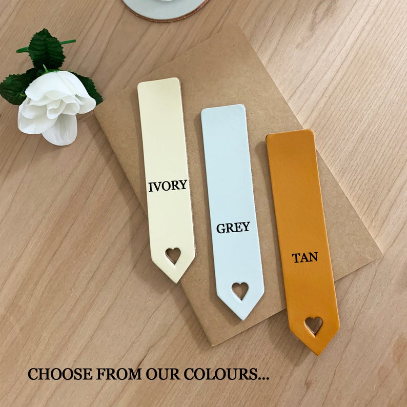 Personalised Engraved Leather Bookmark Gift Personalized - Etsy