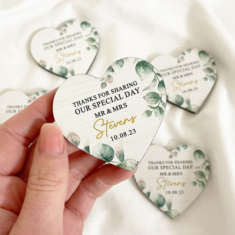 Wedding Favours Personalised Wedding Day Table Decorations | Etsy