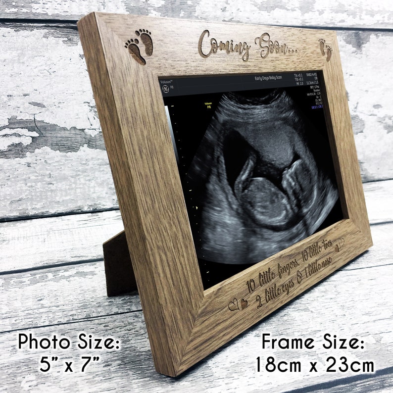 Baby Scan Photo Frame Baby Shower Gift or Pregnancy - Etsy UK