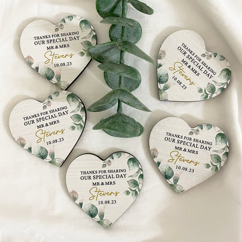 Wedding Favours Personalised Wedding Day Table Decorations | Etsy