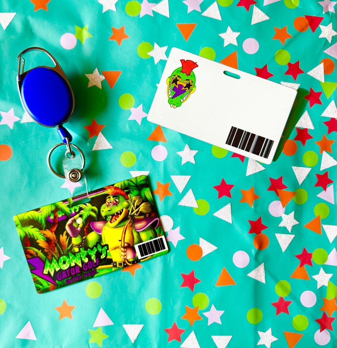 Five Nights at Freddys Security Breach Monty's Gator Golf Entry Pass ...