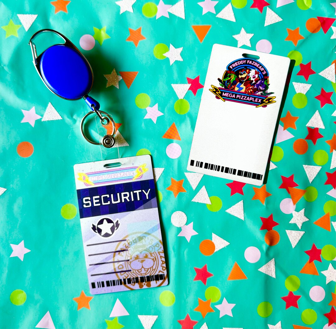Five Nights at Freddys Security Breach Badge FNAF Badge, Security ...