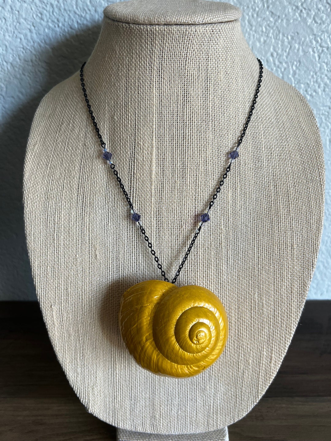 Ursula Light up Necklace - Ursula Real Shell, Large Shell Sea Witch ...