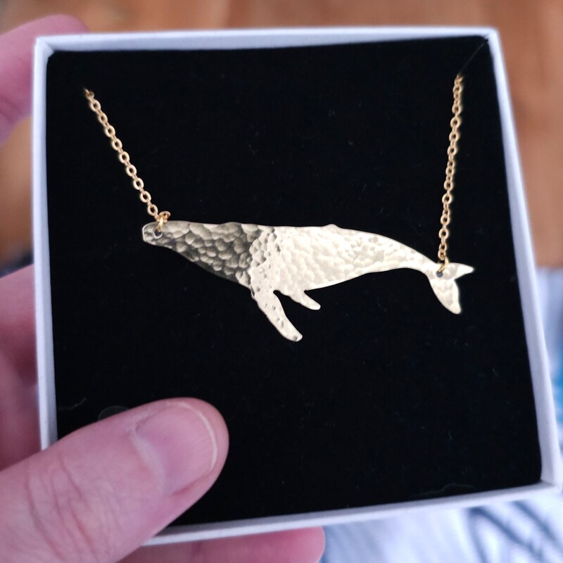 Whale Necklace - Etsy