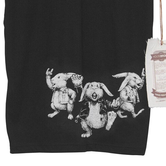 Rabbit Shirt. Rock and Roll Rabbits. Punk Rock Men's | Etsy