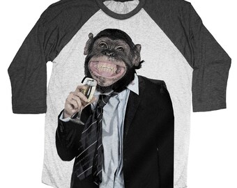 Champagne Monkey - Etsy