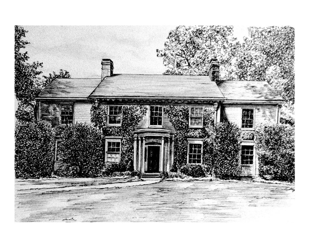 Pen and Ink House Portraits - Etsy