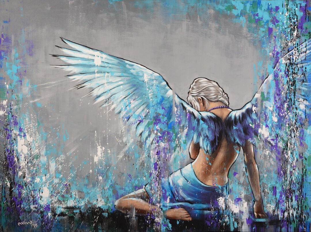 Angelica by Glenn Pollard Painting Art Print Female Woman Girl Figure ...