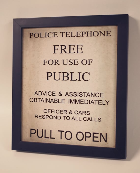 Tardis Sign