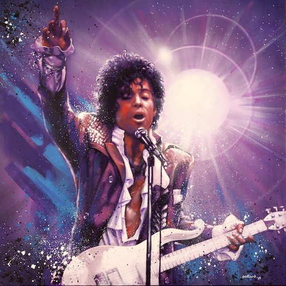 Forever Prince by Glenn Pollard Painting Art Print 80's | Etsy