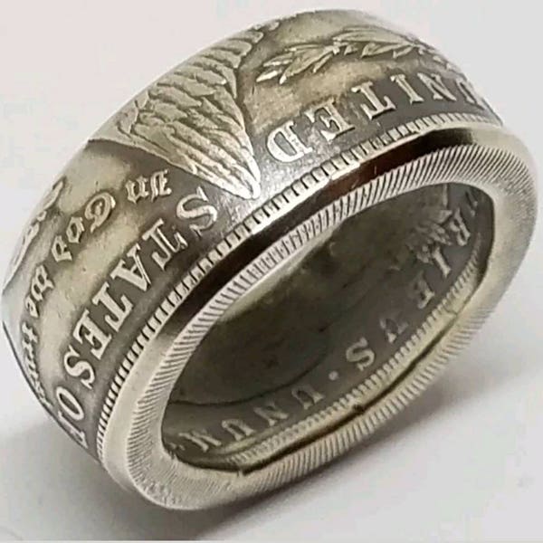Mens Silver Dollar Ring - Etsy