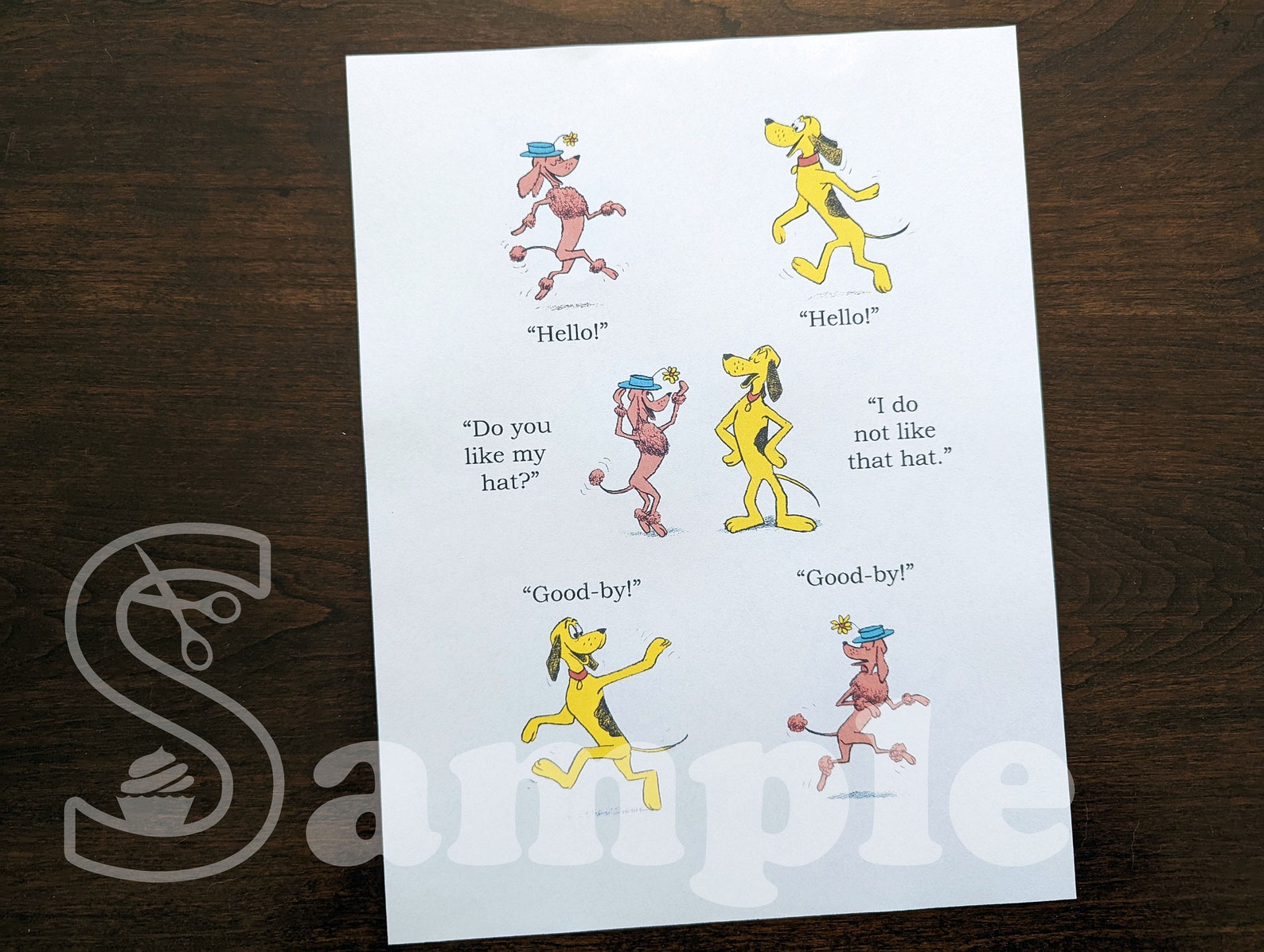 INSTANT DOWNLOAD Go, Dog. Go! Book Hat Page Printable Decoration - Etsy