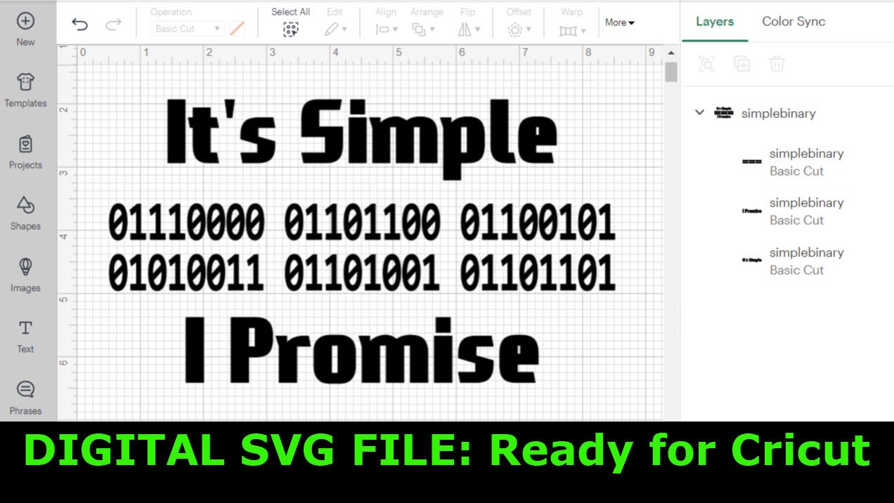 Simple Binary SVG Computer Programming Joke for Cricut - Etsy