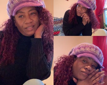 Tunisian Croc Rock Cap, Tunisian Crochet, Crochet Hat - Etsy