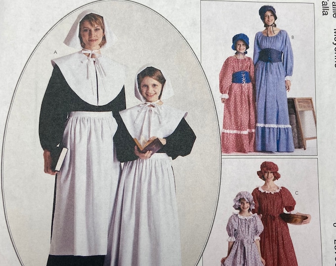 Women's and Girls Nun Costume Pattern Mccall's 7230 Costume Pattern for ...