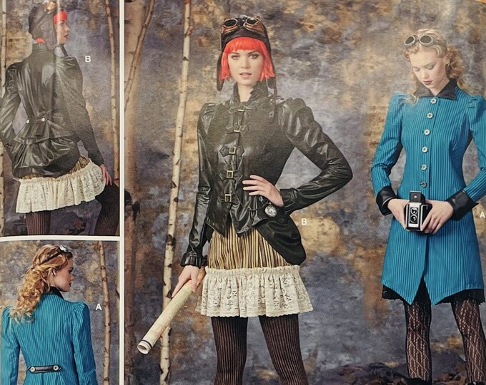 Misses Steampunk Costume Pattern Simplicity 0497 1299 Couture Jackets ...