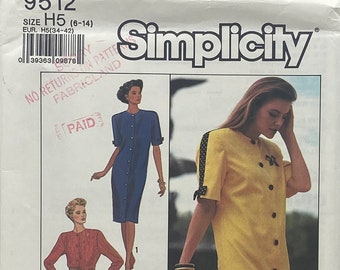Simplicity 9512 Craft Supplies & Tools Sewing Patterns etna.com.pe