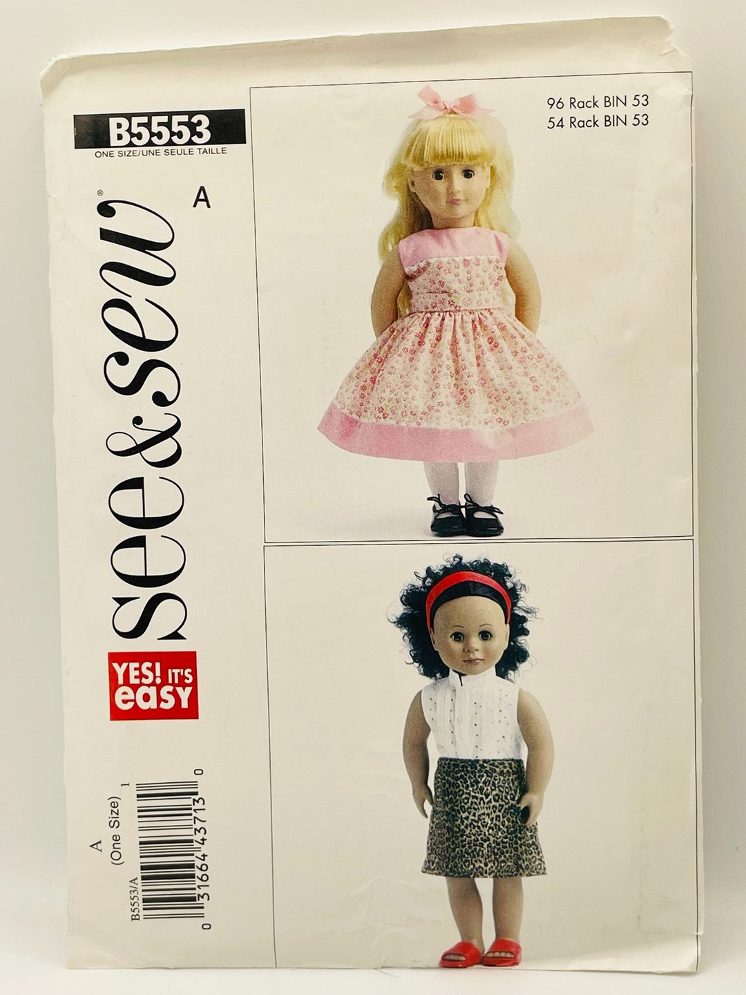 18 Inch Doll Clothes Pattern for American Girl Doll and Other 18 Inch ...