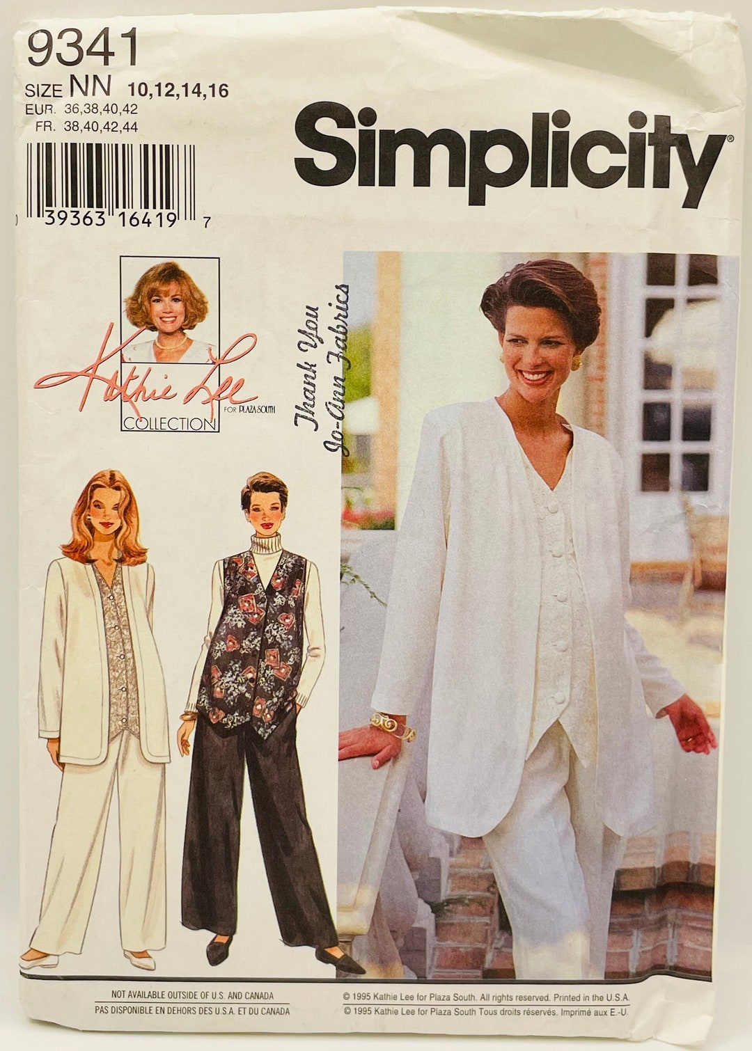 Maternity Clothes Sewing Pattern Simplicity 9341 Sizes 10, 12, 14, 16 ...