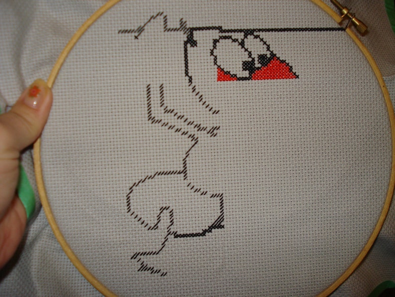 Ant Carrying Hotdog Counted Cross Stitch Pattern Only PDF: - Etsy