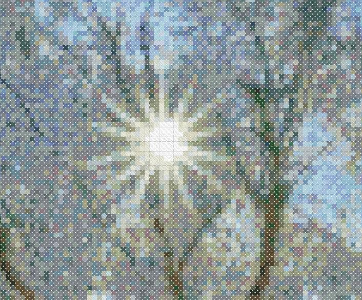 Sunny Winter Counted Cross Stitch Pattern Only PDF: - Etsy
