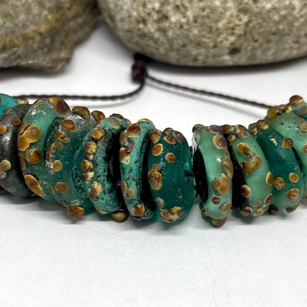 Lampwork Rustic Beads - Etsy