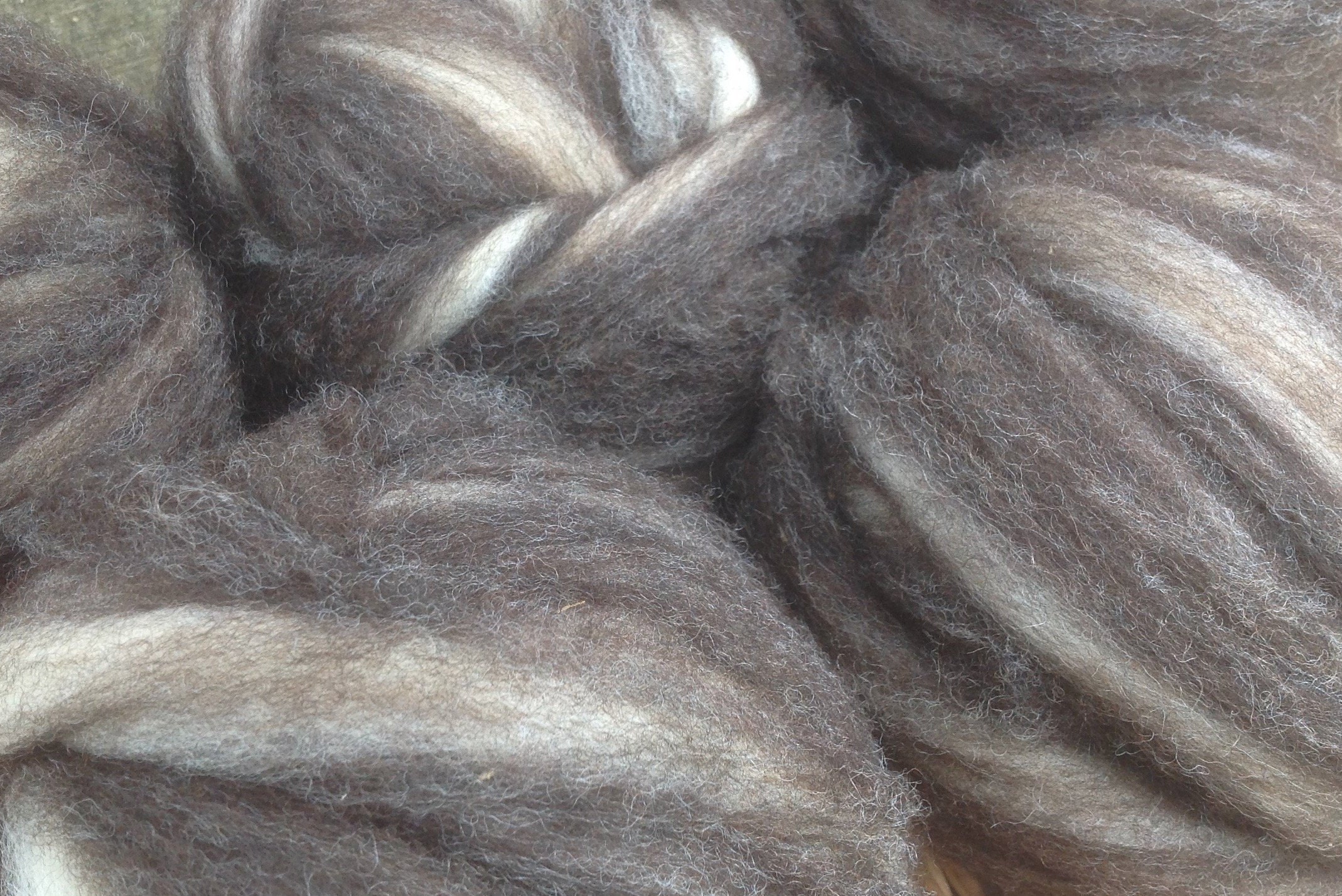 Wool Roving Cookies and Cream 2018 - Etsy