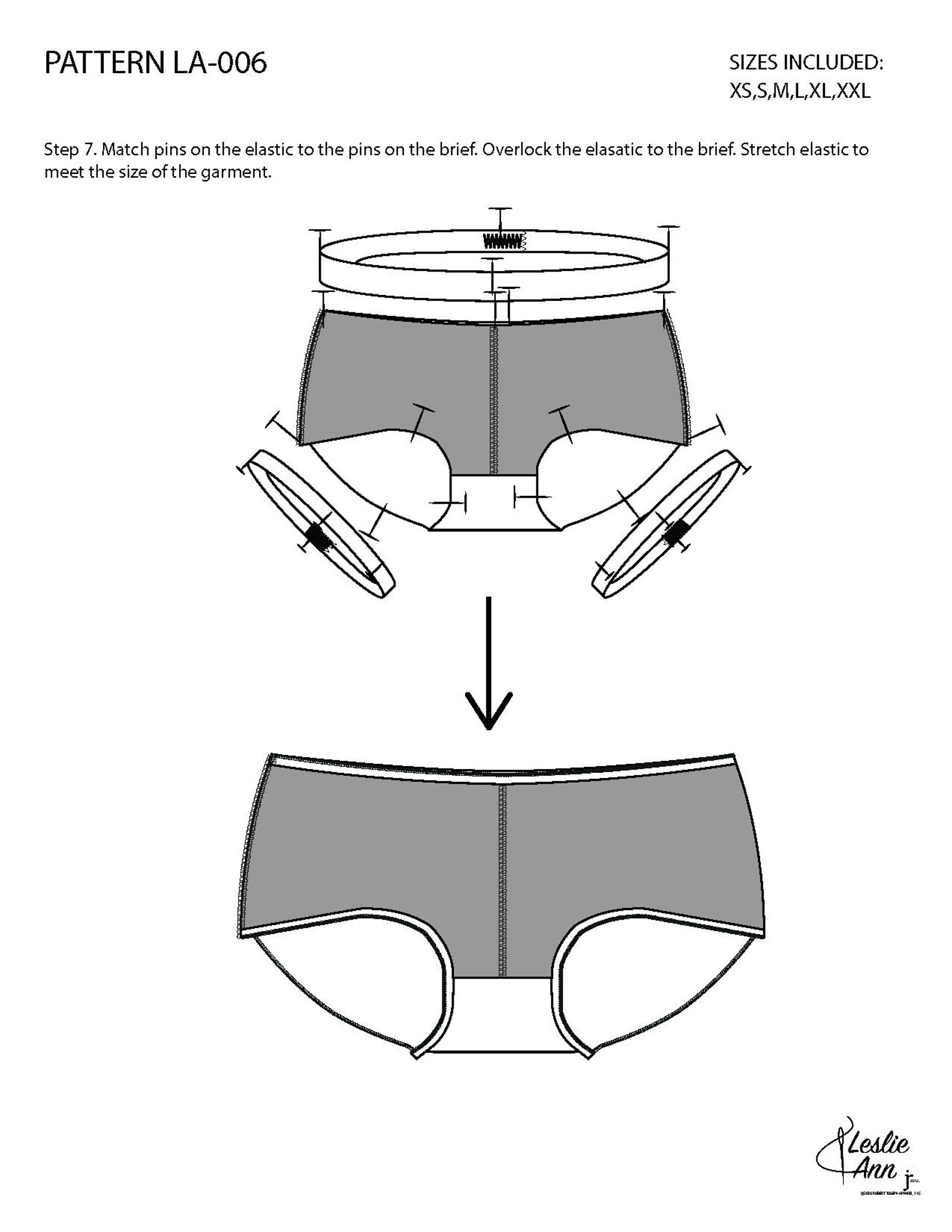 Womens Boy Cut Brief Underwear Sewing Pattern PDF - Etsy