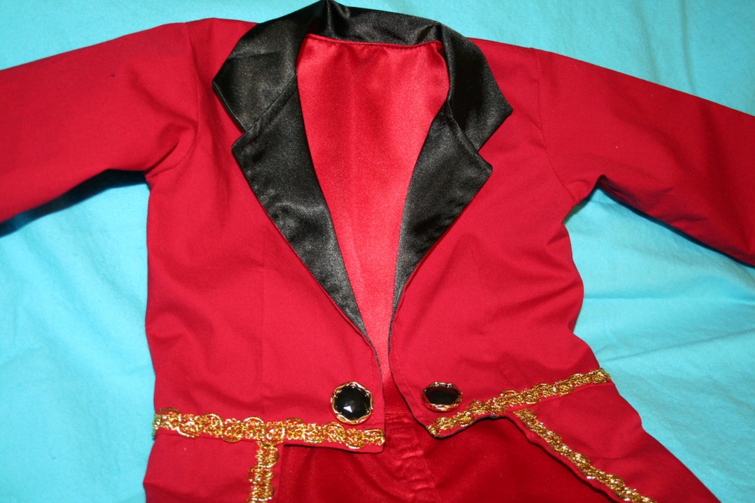Circus Ringmaster Costume - Tuxedo Jacket Fully Lined With Tails ...