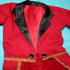 Circus Ringmaster Costume - Tuxedo Jacket Fully Lined With Tails ...