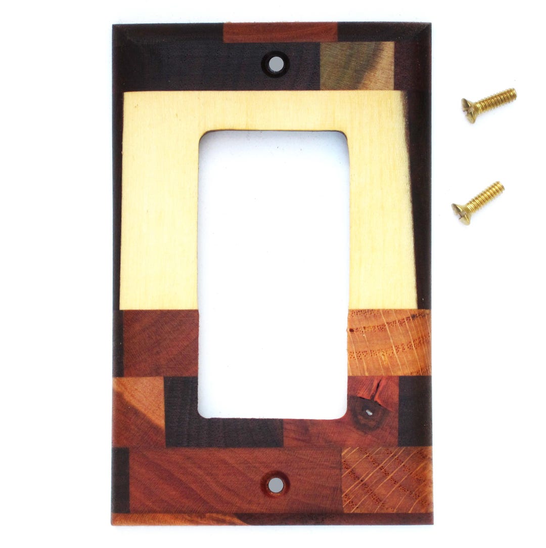 20 Piece Wood Designer Rocker Switch Cover / Wall Plate - Etsy