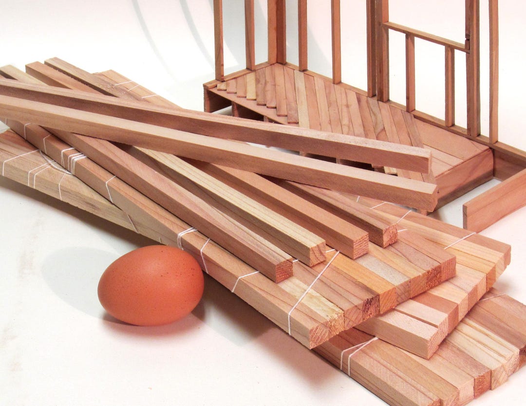 6x6's, 33 Pieces, 1:12 Scale Architectural Model Lumber, 13+ Inches - Etsy