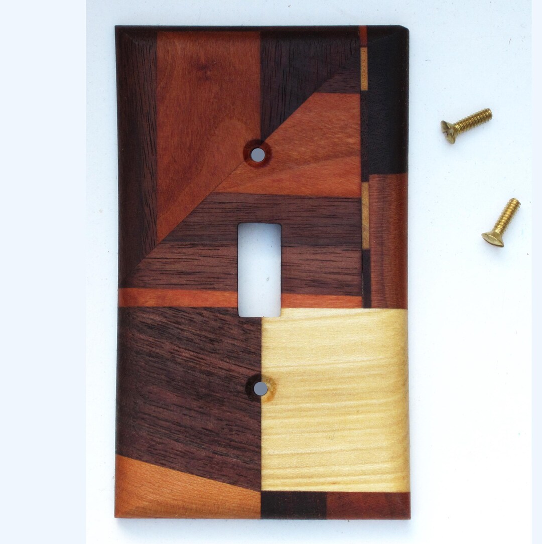 21 Piece Wood Designer Toggle Switch Cover / Wall Plate - Etsy