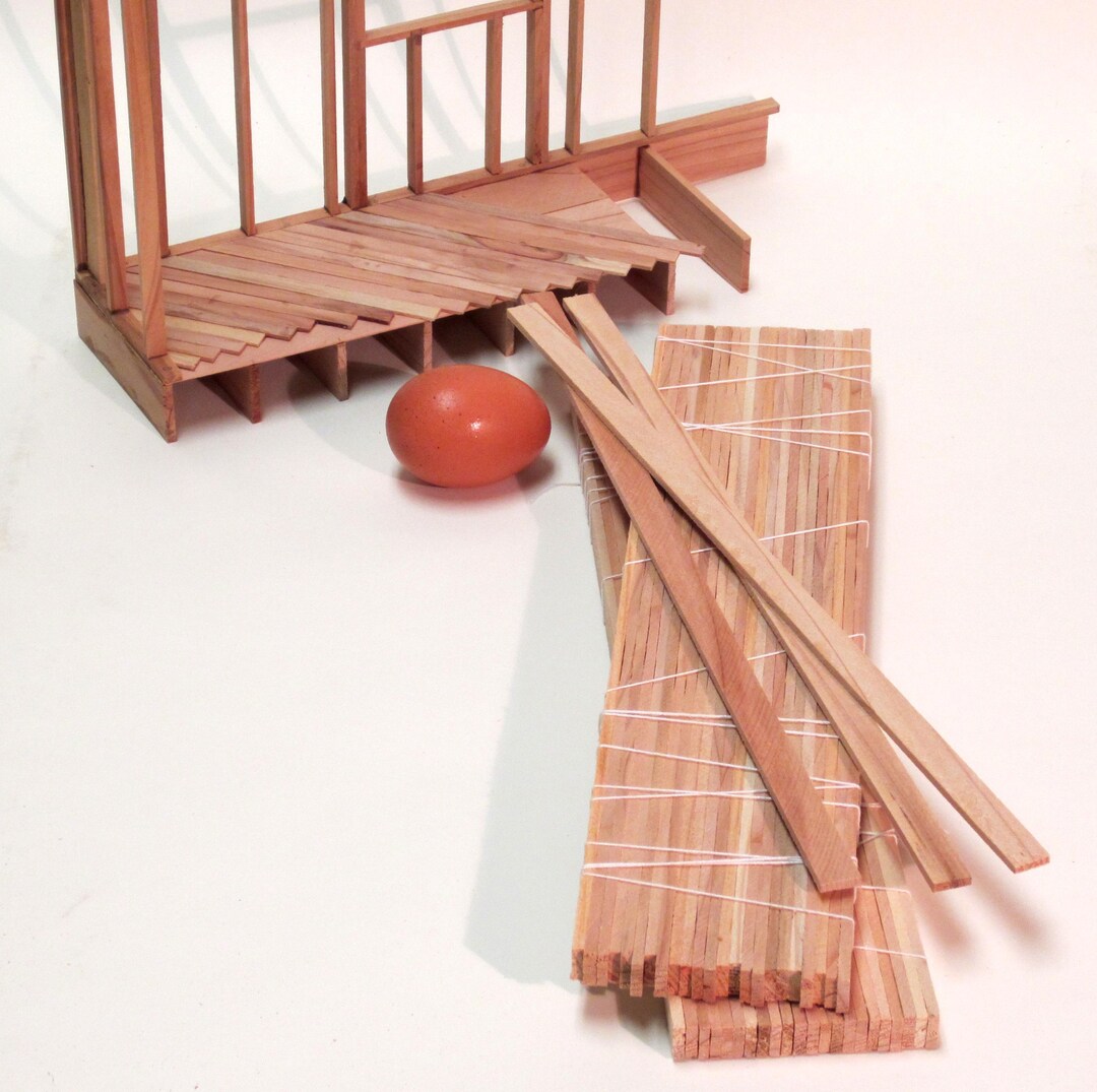 2x6's, 44 Pieces, 1:12 Scale Architectural Model Lumber, 13+ Inches - Etsy