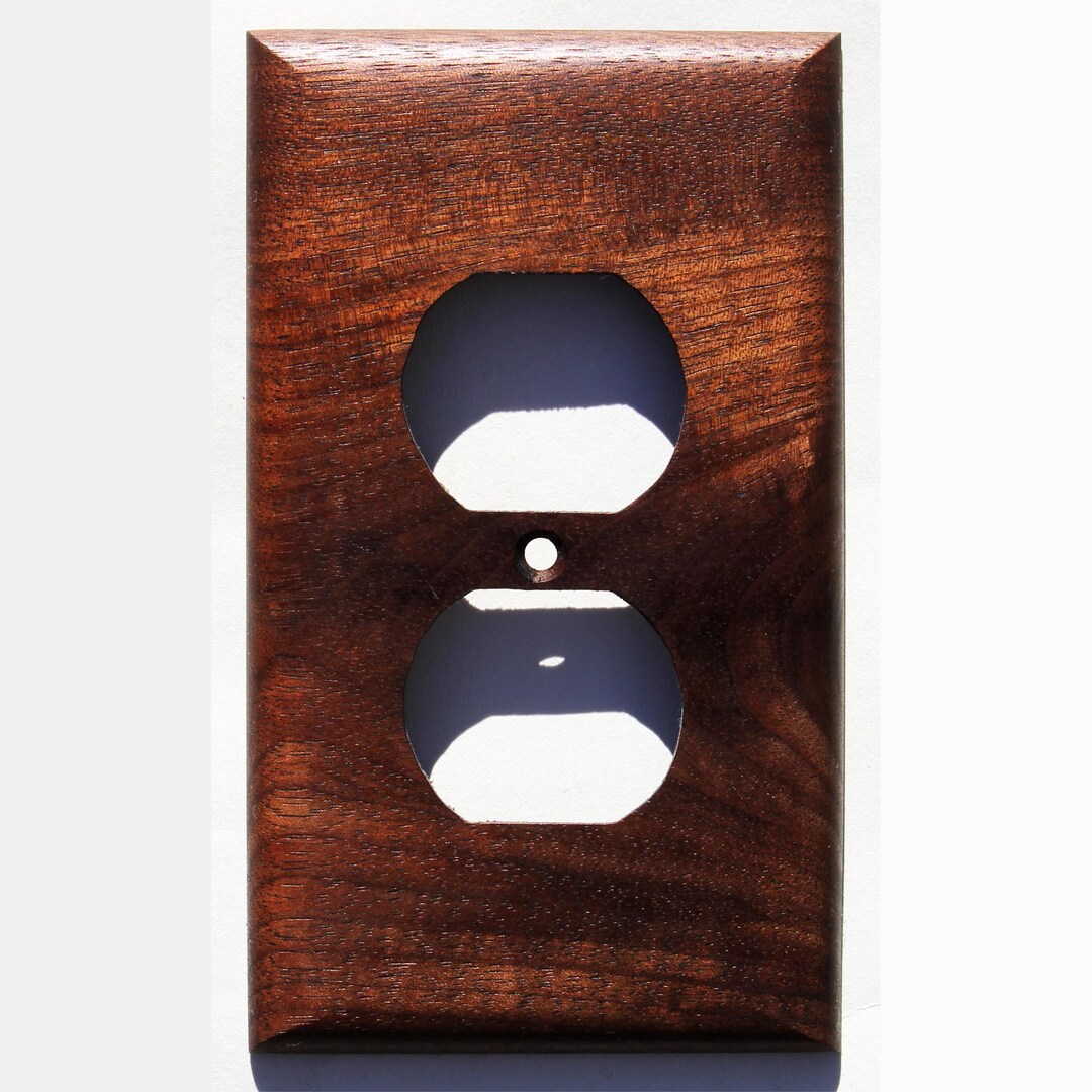 Black Walnut Outlet Cover / Wall Plate - Etsy