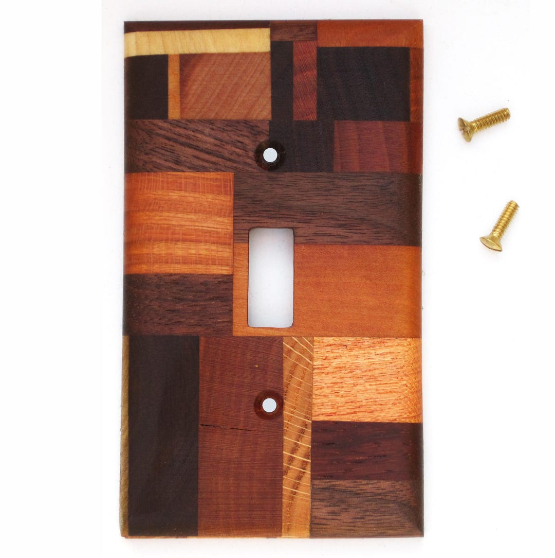 31 Piece Wood Designer Toggle Switch Cover / Wall Plate - Etsy