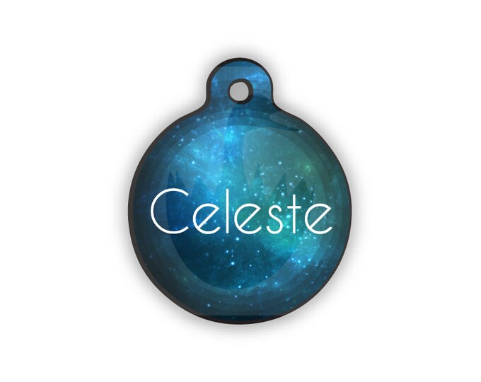 The Celeste Galaxy Pet Tag 2 Sided Aluminum Full Color ID Tag - Etsy