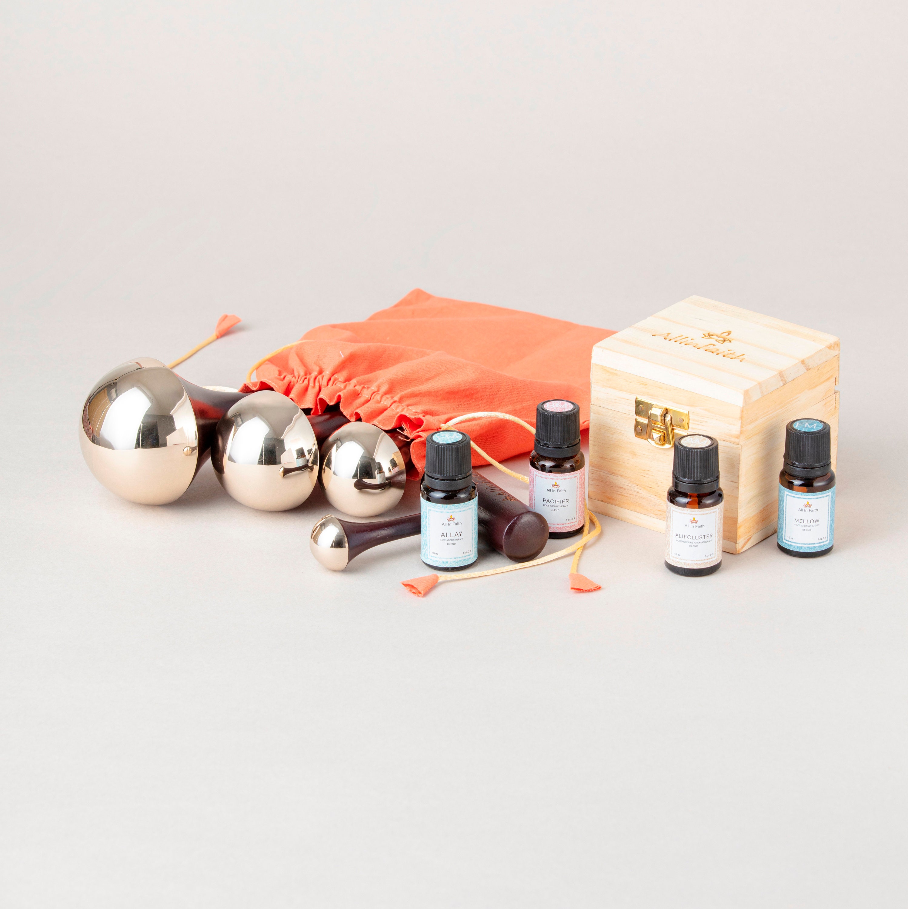 Kansa Wand Set With Face Serum Oil - Etsy