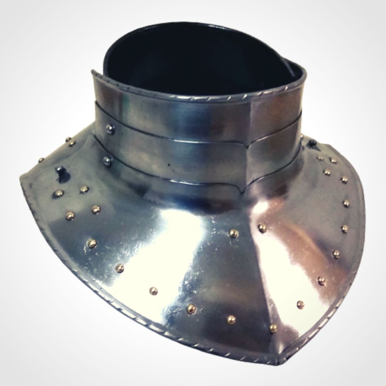 Medieval Gorget Steel Armour Larp Sca Reenactment | Etsy UK