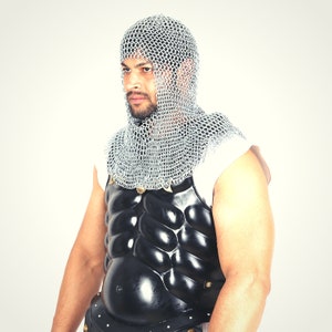 Chainmail Coif Zinc Butted Medieval Armour Chain-mail Hood - Etsy