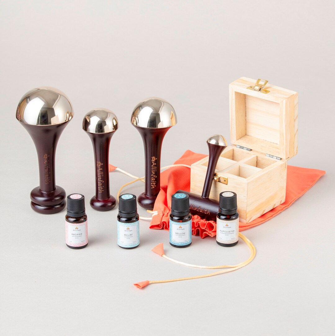 Kansa Wand Set With Face Serum Oil - Etsy