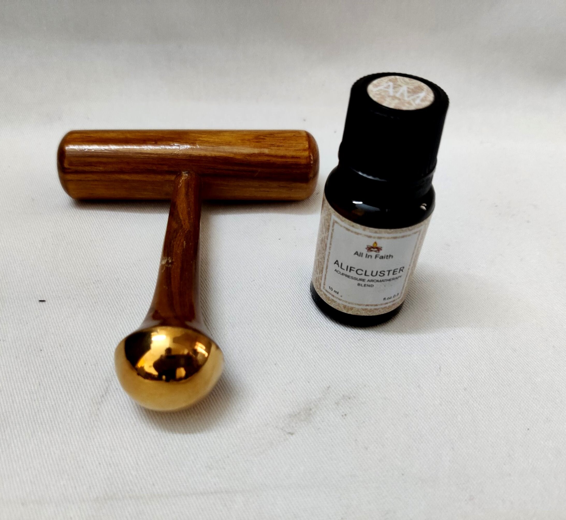 Kansa Ayurveda Wand T Marma Wands Massager With Free 10 ML 100% Pure ...